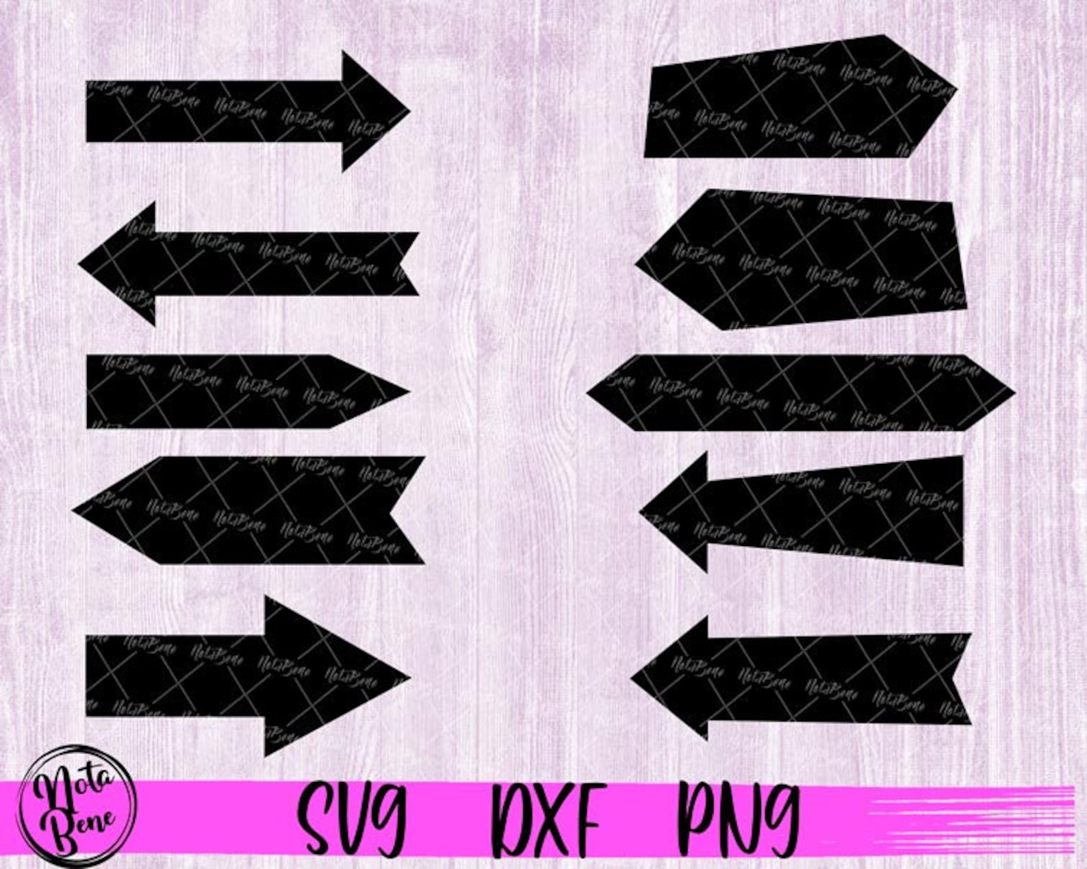 Arrow Sign Bundle Svg, Direction Arrow Svg, Direction Signs Svg Cut ...