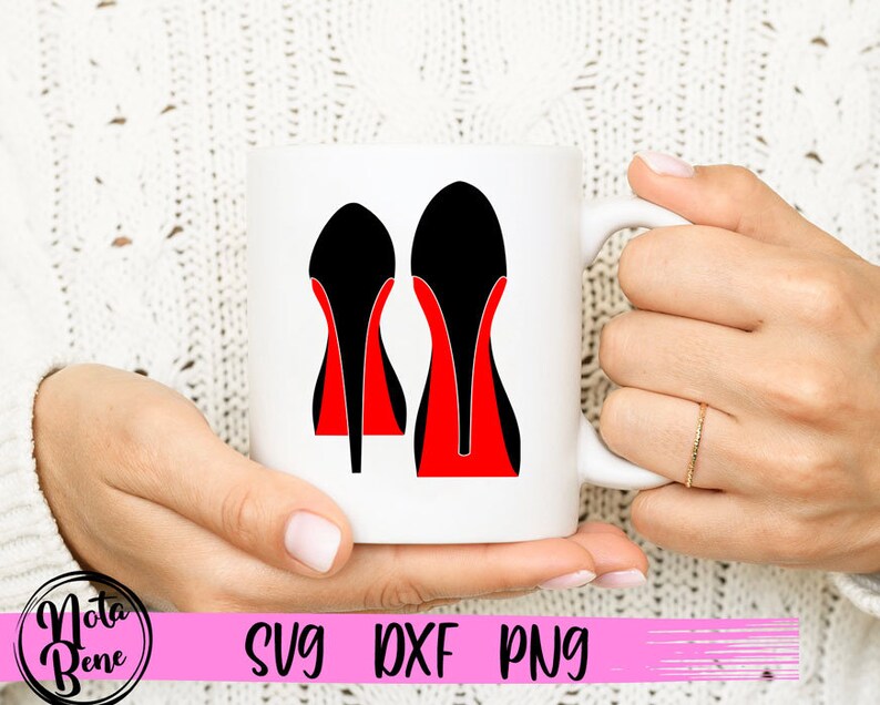 Red Bottom Heels Svg Cut File Fashion Stiletto Svg High Heels - Etsy