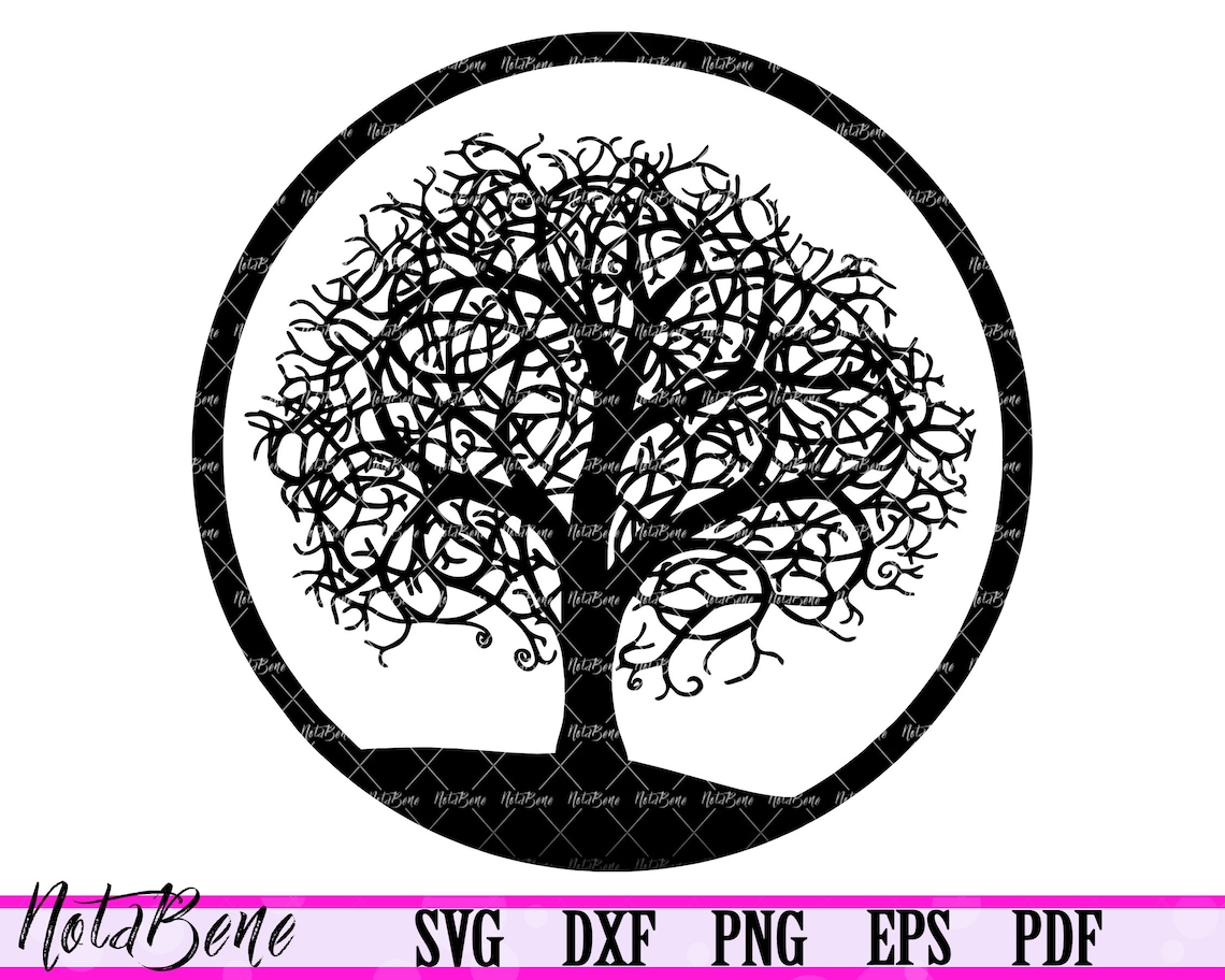 Albero SVG Albero genealogico Svg Famiglia Svg Monogramma | Etsy Italia