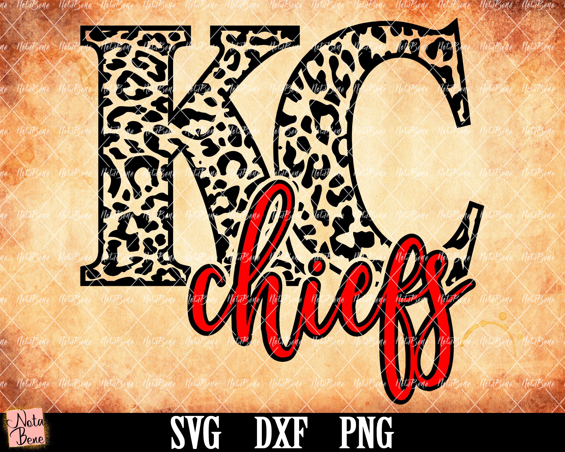 Chiefs Layered SVG Animal Leopard Cheetah Print Svg Leopard - Etsy