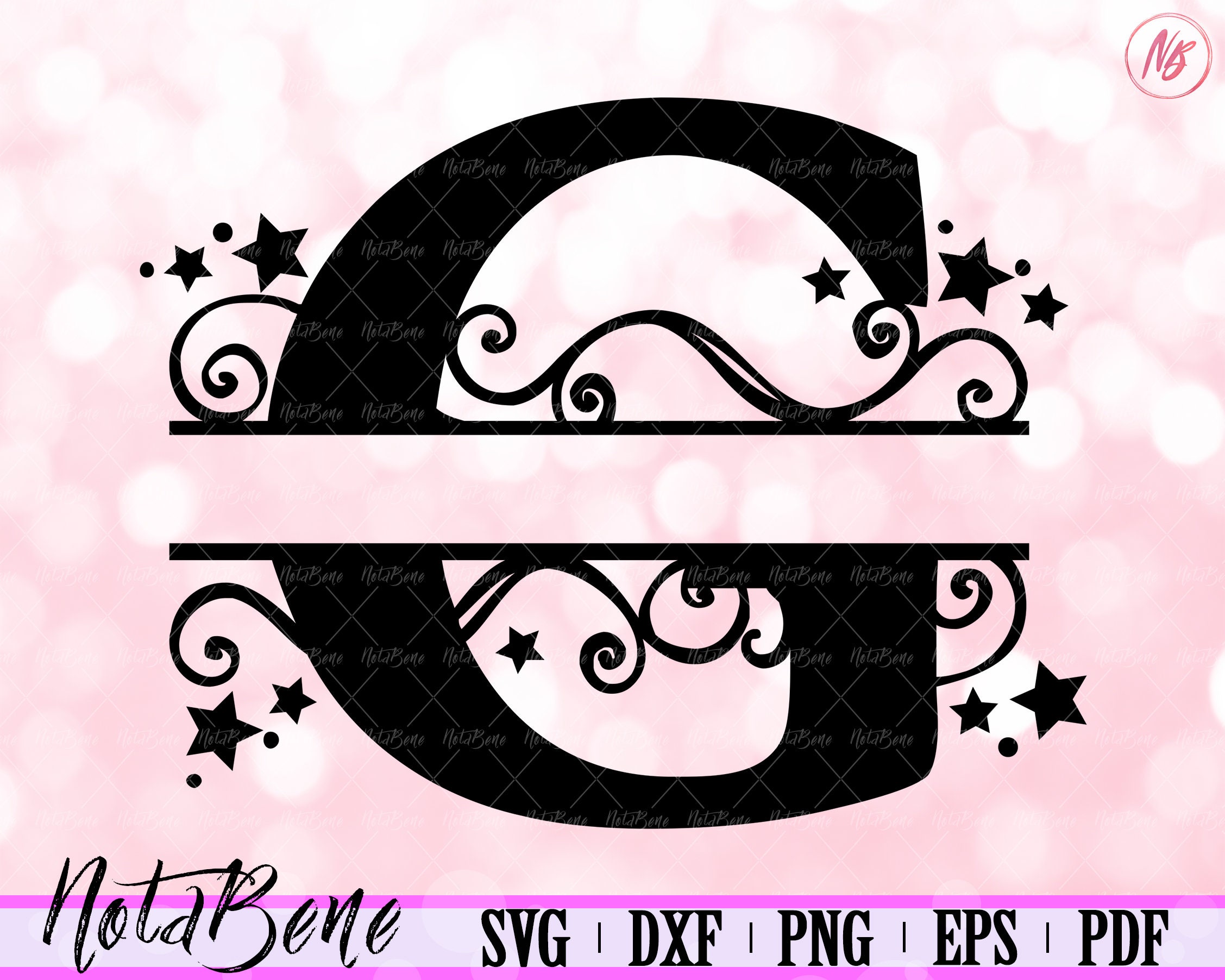 Split Letter G SVG G Split Monogram SVG Divided Initial G - Etsy