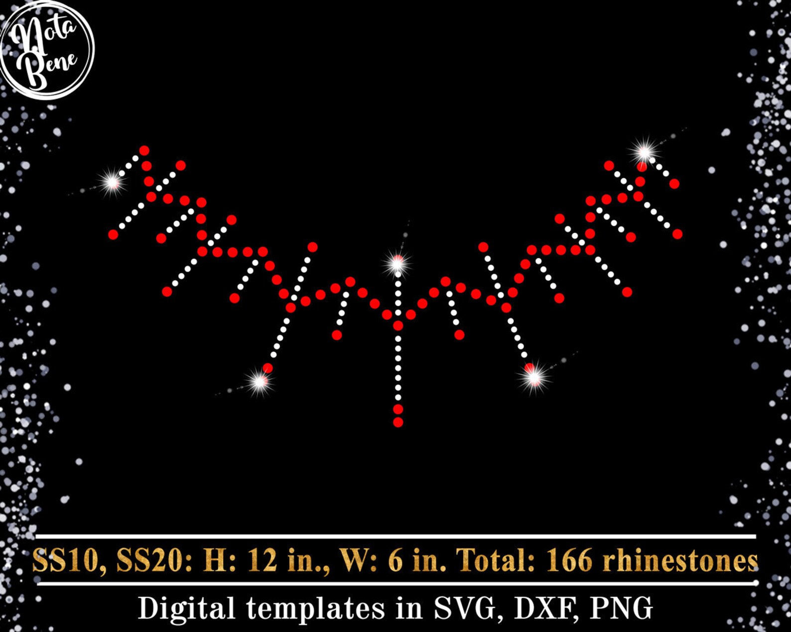 Collar Rhinestone Template SVG, Neckline Pattern Bling Svg, Hotfix ...