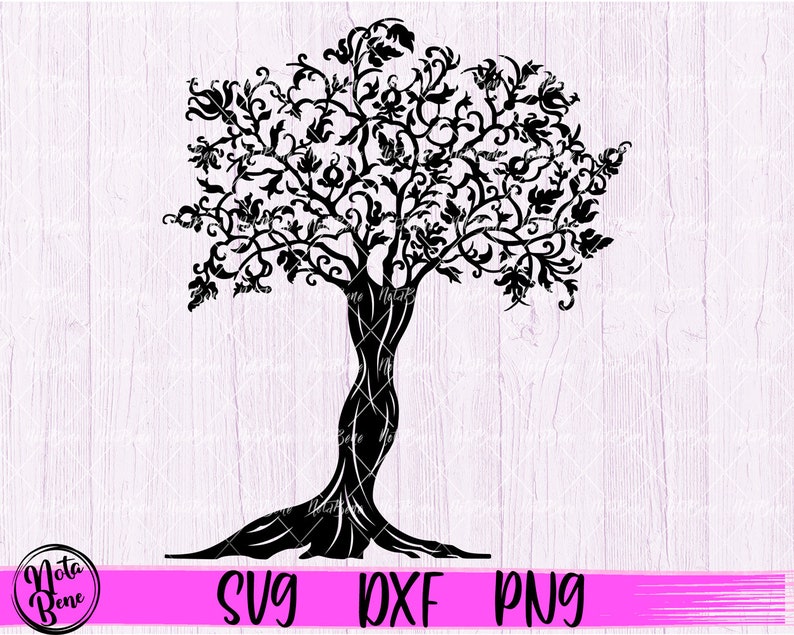 Elegant Tree SVG Family Tree Svg Family Svg Tree Monogram - Etsy