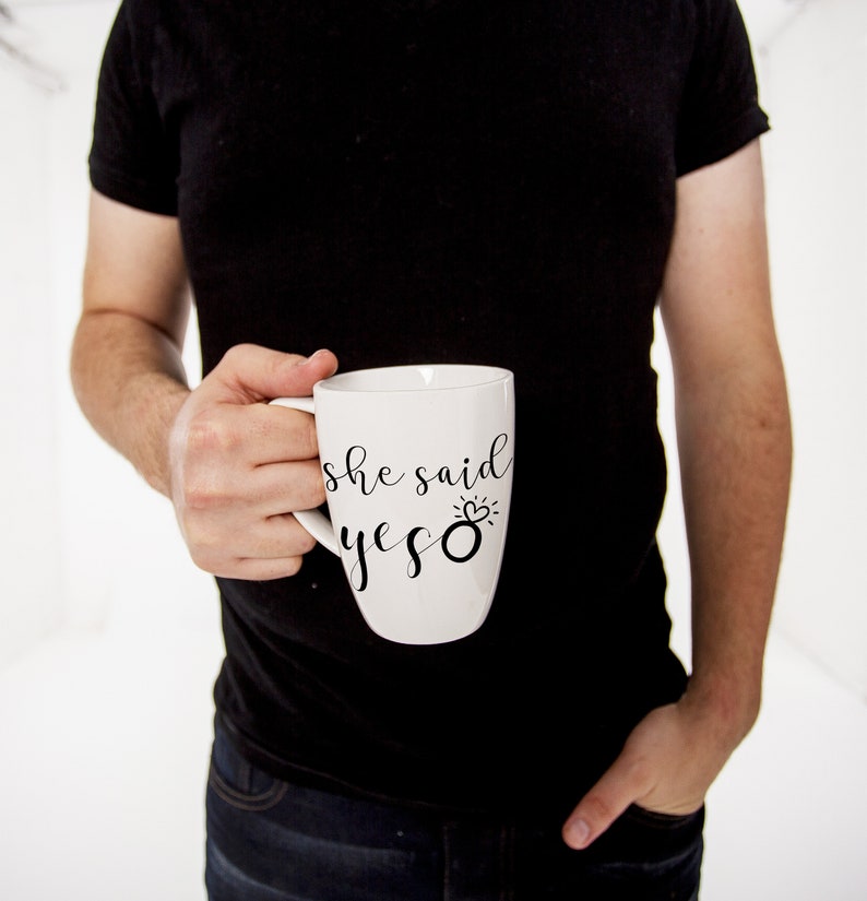 He Asked SVG She Said Yes Svg Bride Tribe Wedding Decal - Etsy