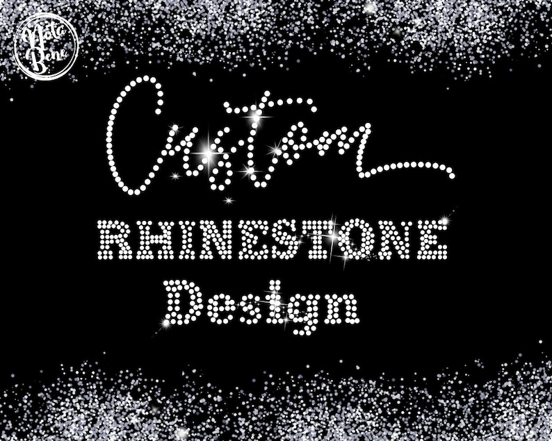CUSTOM Rhinestone Templates Svg Rhinestone Personalized - Etsy