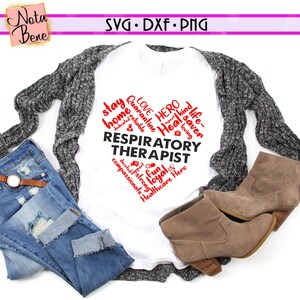 Respiratory Therapist RT Heart Svg RRT CRT Therapy Lung Cancer Breath ...
