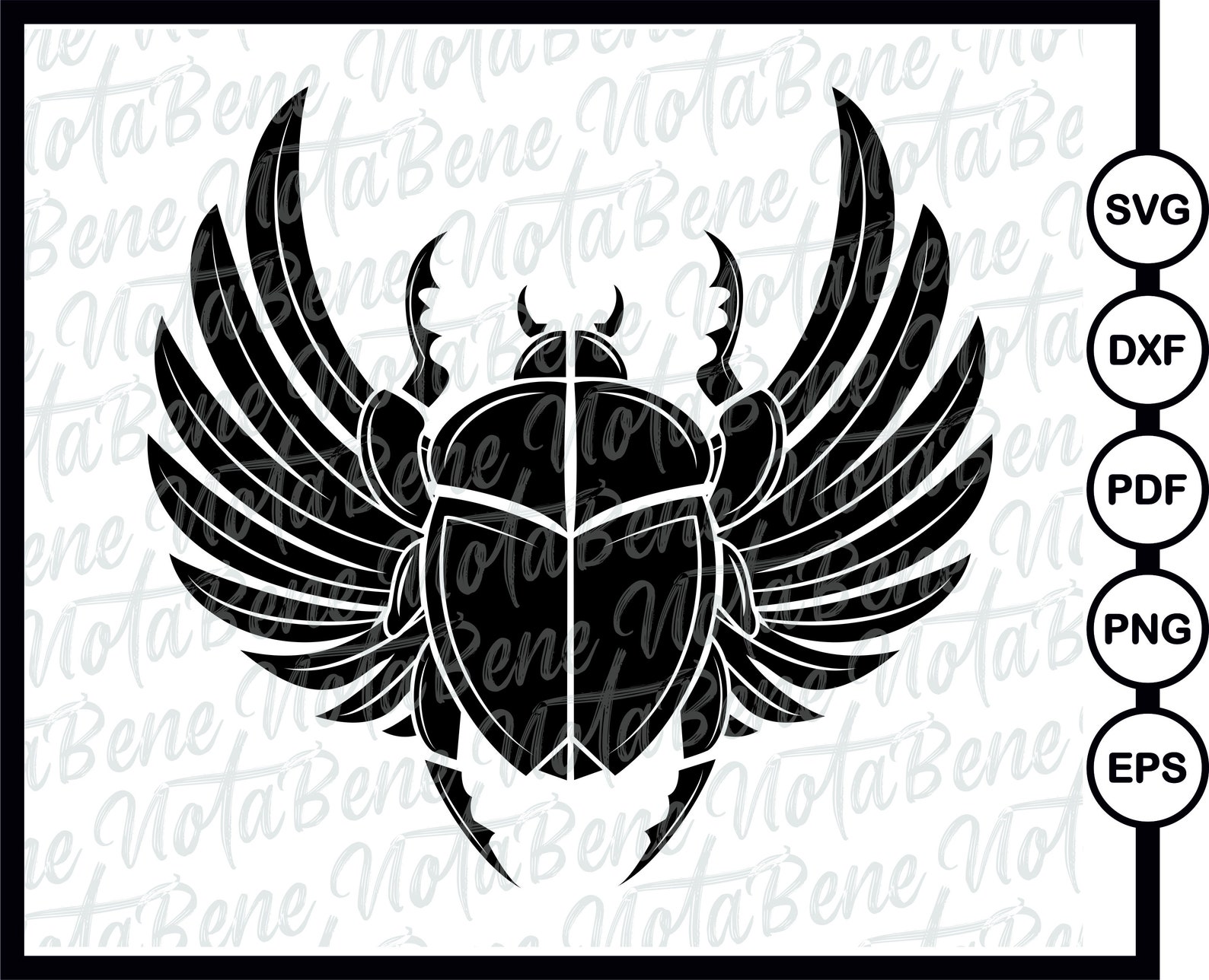 Käfer-Logo-Svg-Schnitt-Datei, Käfer-Svg, Skarabäus-Svg, Mistkäfer-Svg ...