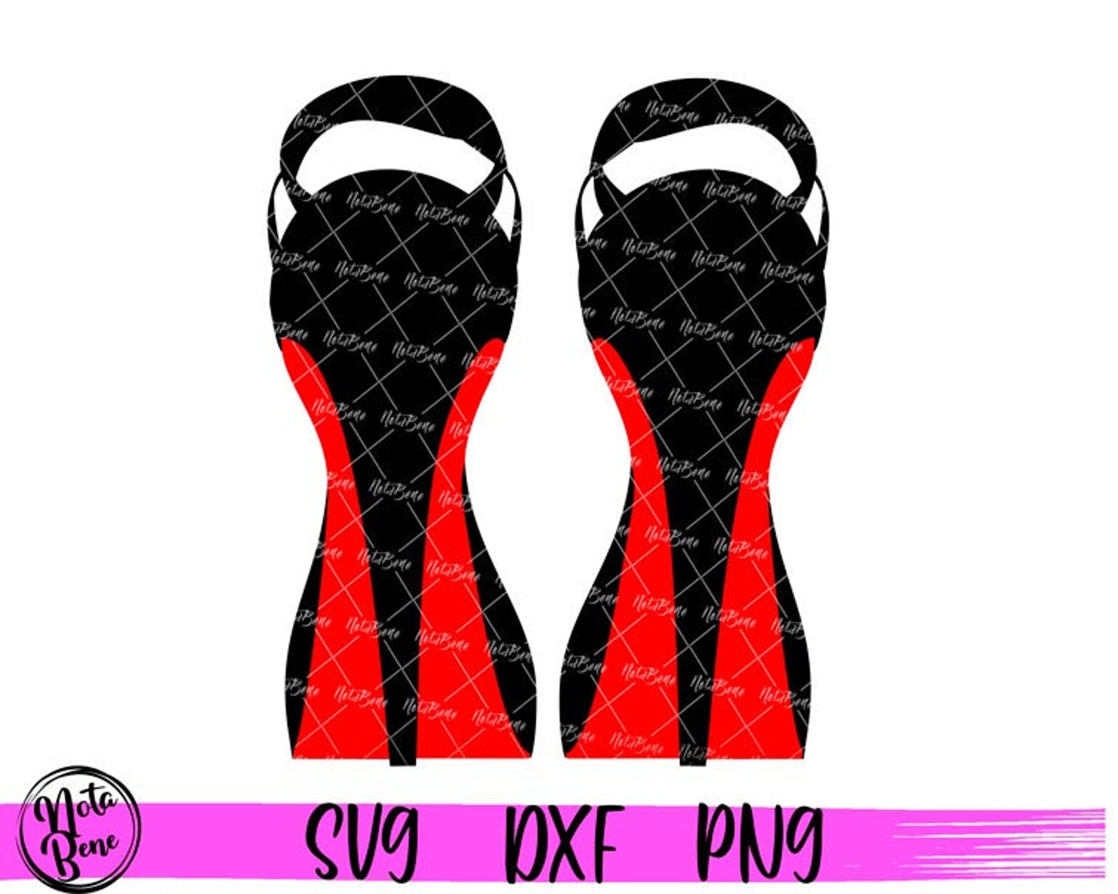 High Heels Shoes Svg Red Sole Svg Red Bottom Heels Svg Cut - Etsy