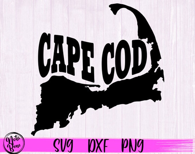 Cape Cod Map Svg, Massachusetts Svg, America State Map Svg. Vector Cut ...