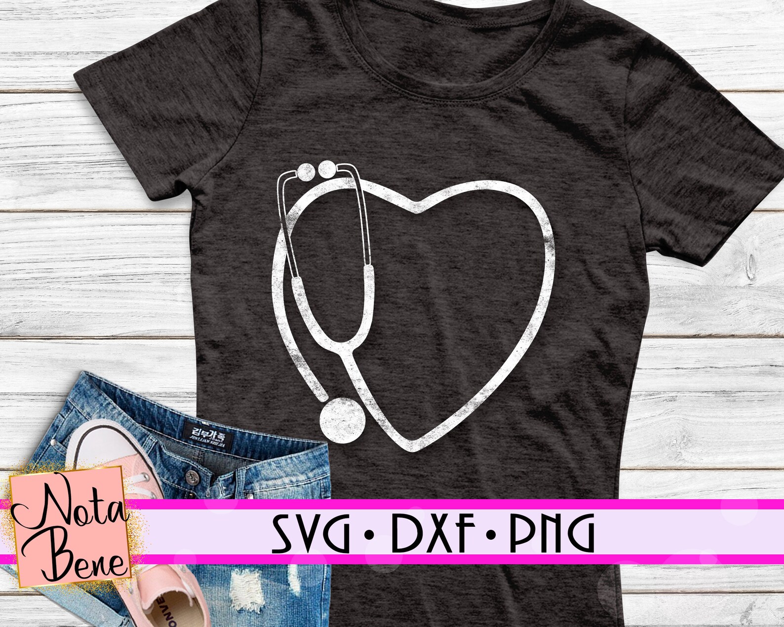 Nurse Stethoscope SVG Heart Svg Heart Stethoscope SVG Nurse | Etsy