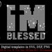 Blessed SVG Rhinestone Template, Rhinestone Pattern, Bling Shirt Design ...