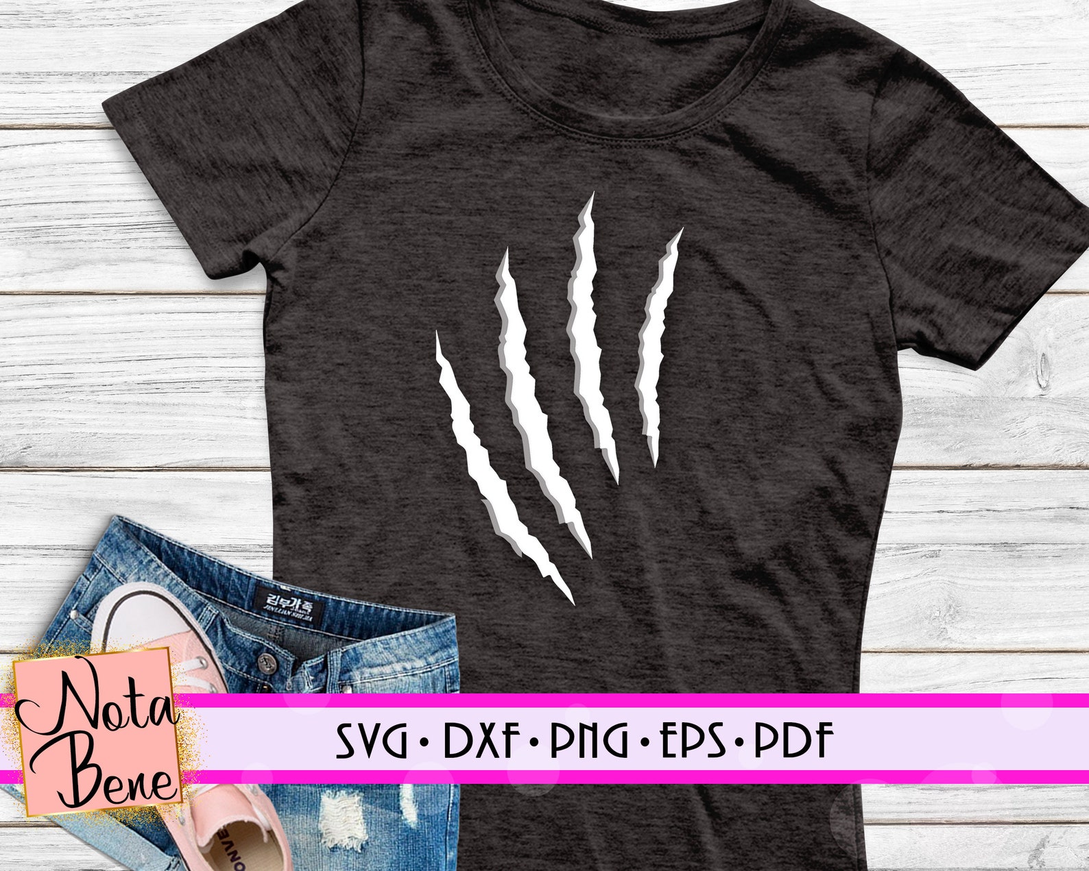Claw Rip SVG Animal Claw Marks SVG Cut File Tiger Claw Rip Svg - Etsy