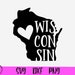 Wisconsin Heart SVG, USA State Map Svg, Wisconsin Silhouette SVG Cut ...