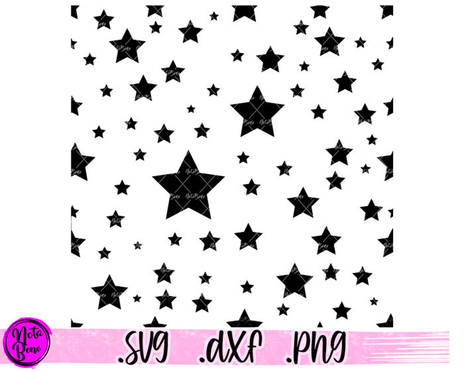 Stars Pattern SVG Falling Stars Svg Scattered Stars Svg Dxf | Etsy