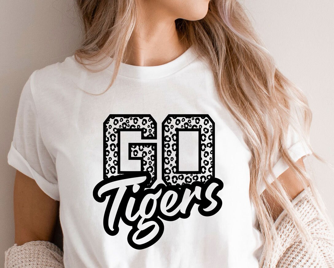 Go Tigers Leopard SVG Go Tigers Football Svg Run Tigers Svg - Etsy