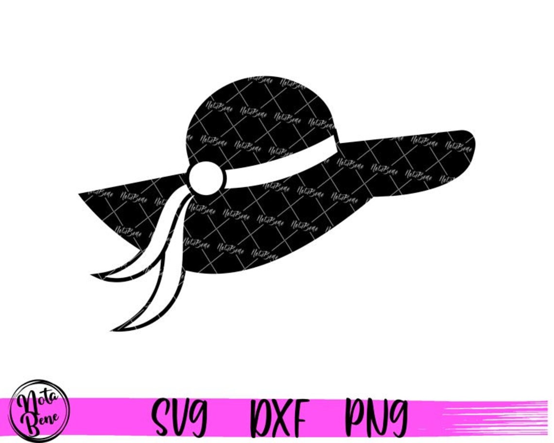 Floppy Sun Hat SVG Pamela Hat Svg Beach Summer Hat Svg - Etsy