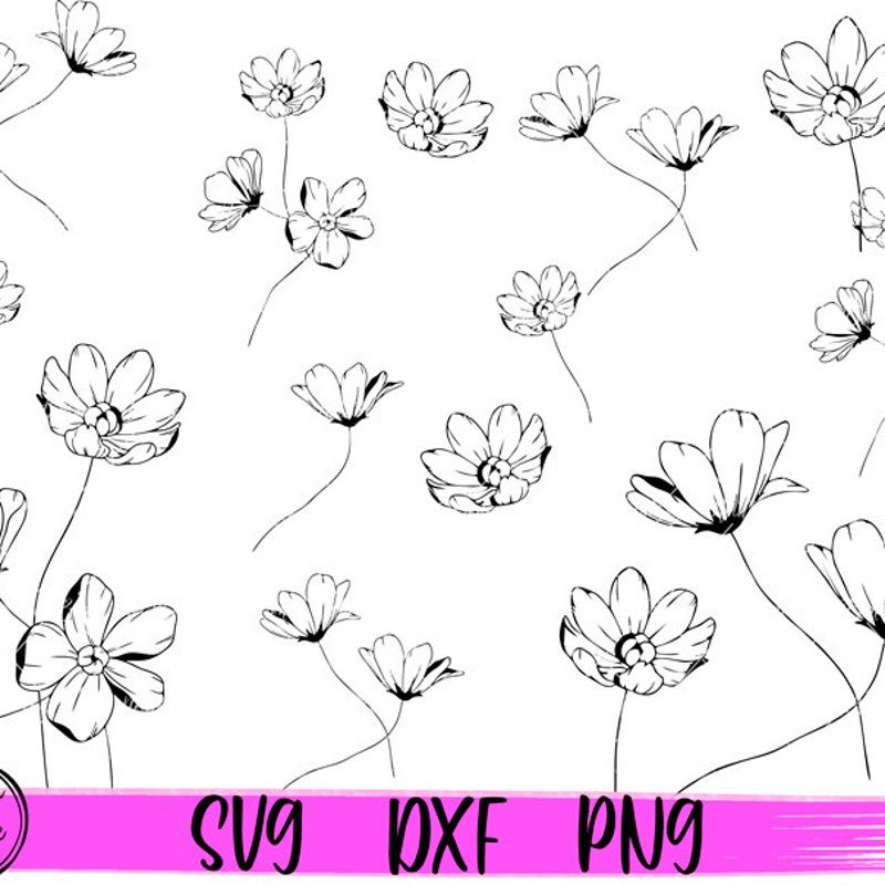 Floral Pattern Svg - Etsy