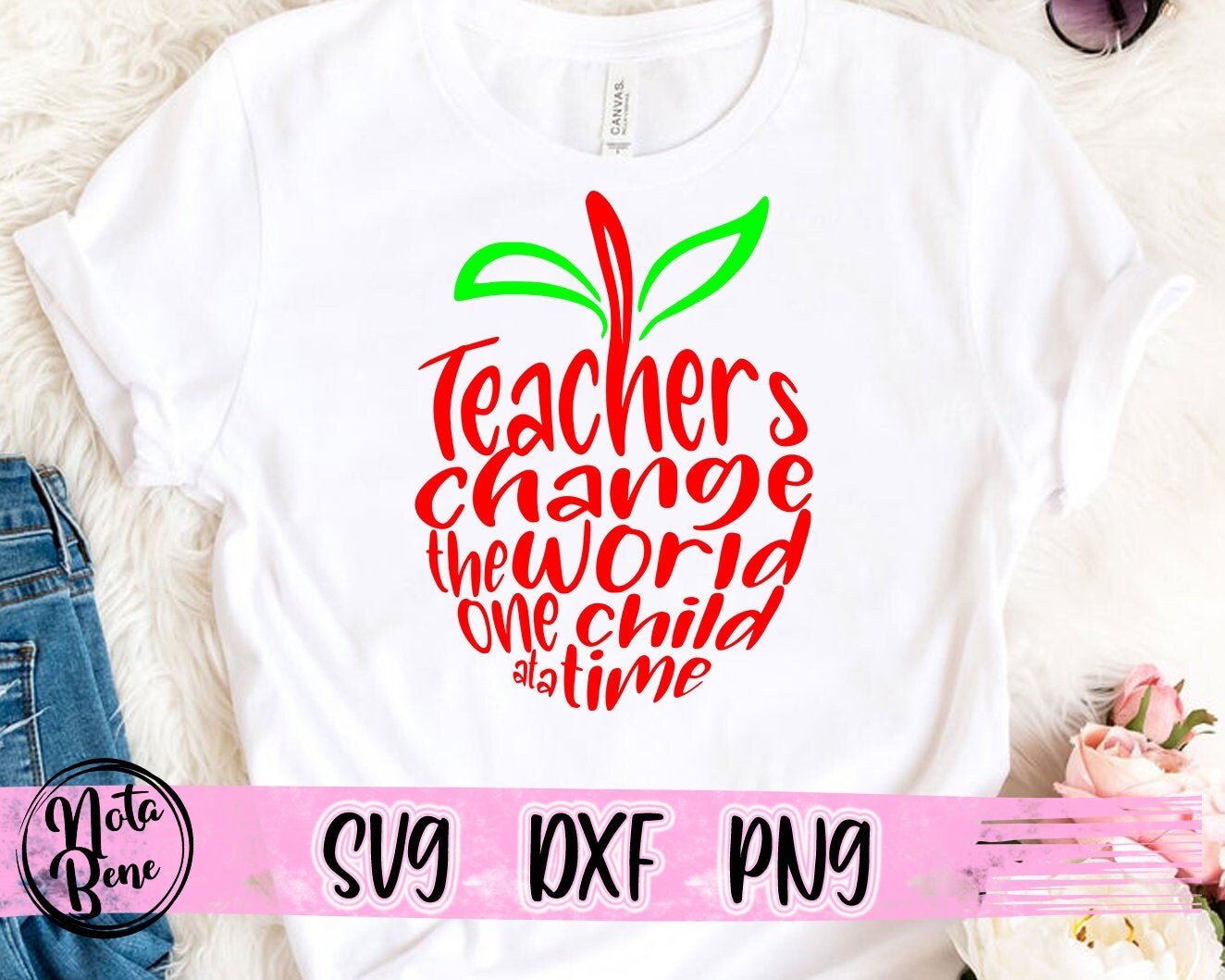 Teachers Change the World One Child at A Time SVG Cut File - Etsy UK