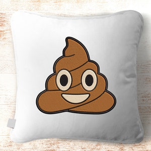 Poop Machine Embroidery, Poop Embroidery Design, Funny Embroidery, Cute ...