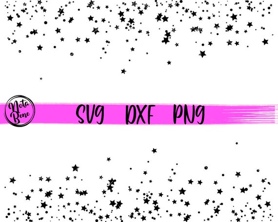 Falling Stars Pattern SVG Night Sky Stars Print Svg Scattered | Etsy