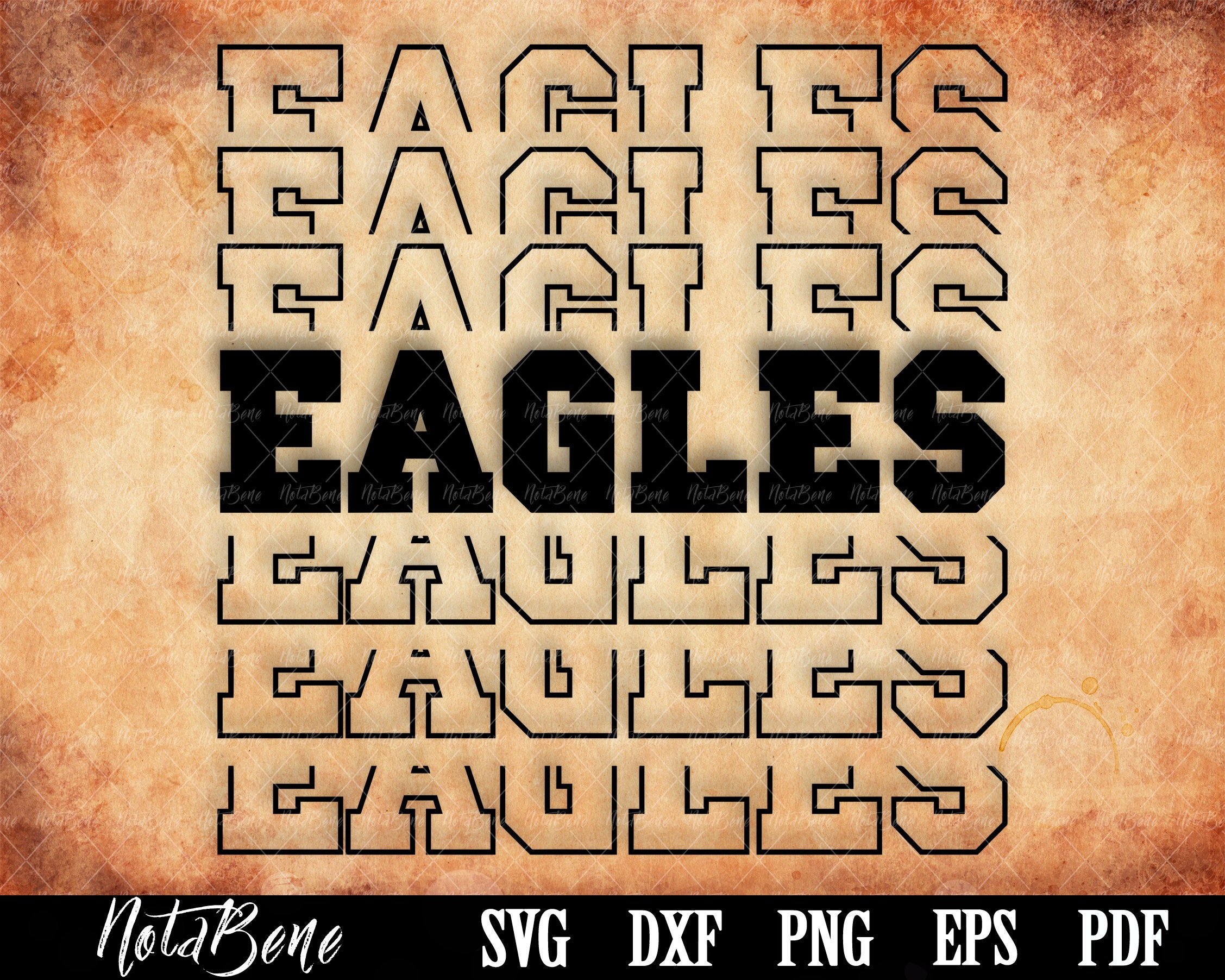 Eagles SVG Cut File Eagles Team SVG Football Team Svg - Etsy