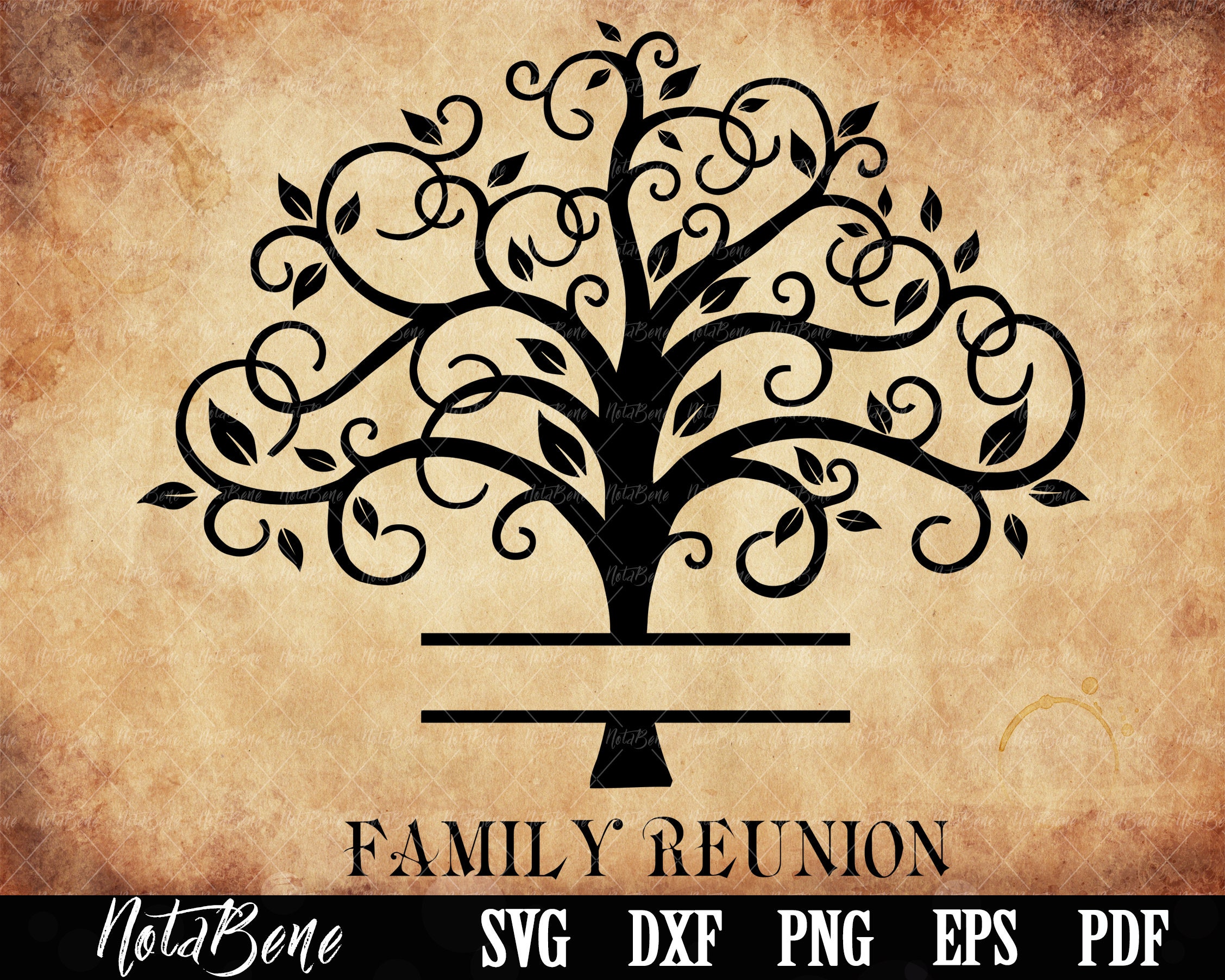 Family Reunion Tree Clip Art