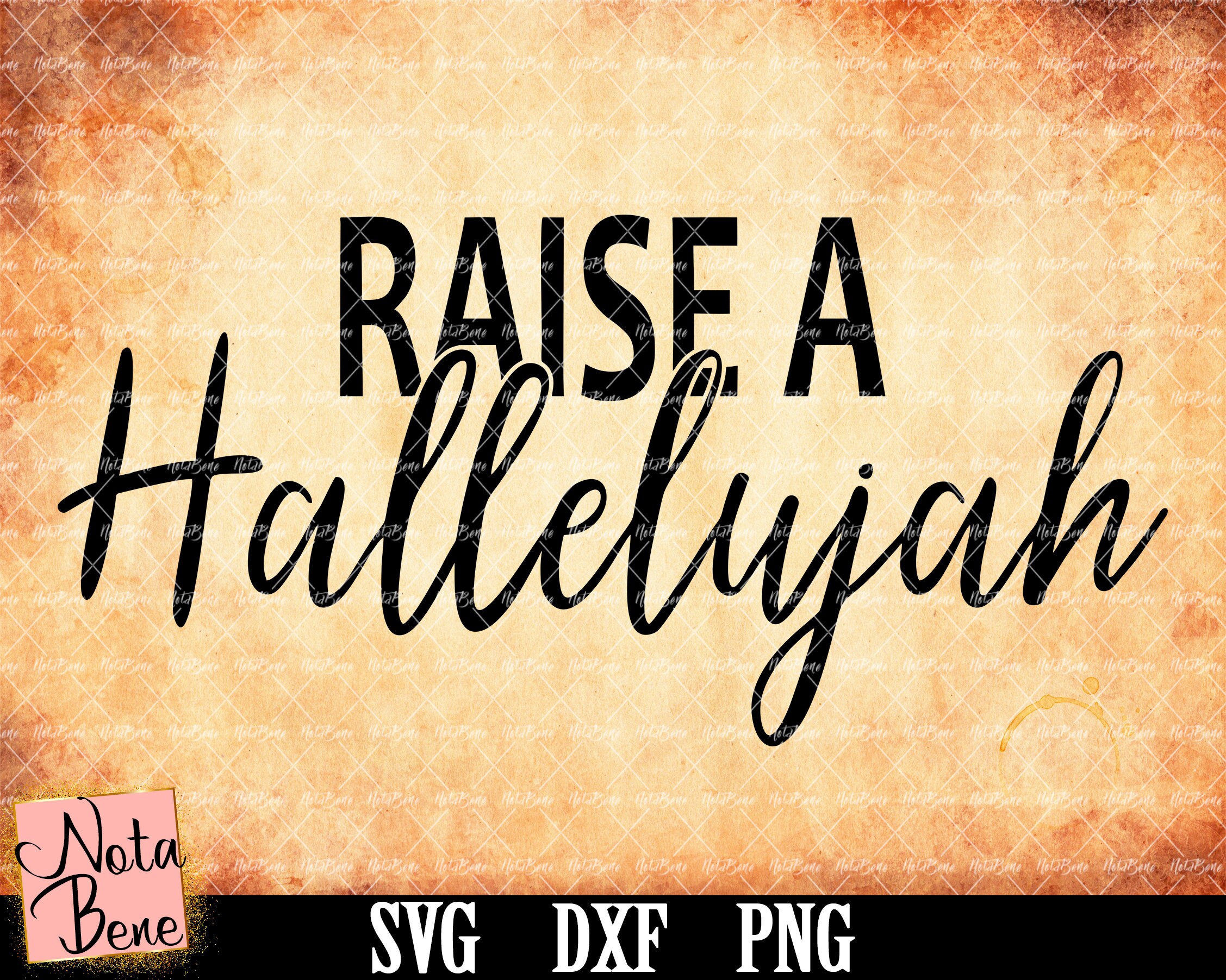 Raise a Hellelujah SVG Bible Verse Svg Faith SVG God Svg | Etsy Canada