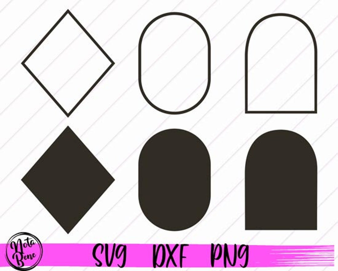 Arch Oval Diamond SVG, Arc Shape Svg, Oval Svg, Boho Svg, Oval Shape ...