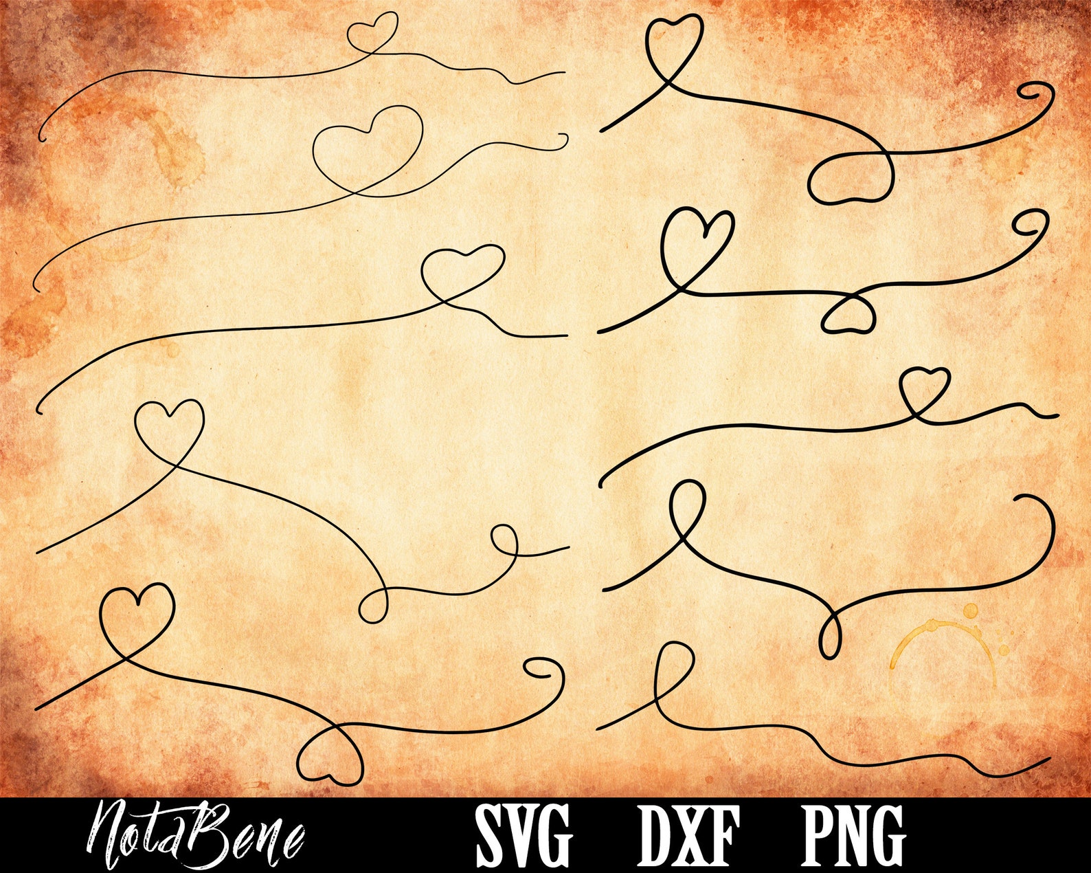 10 Doodle Lines Svg Doodle Line SVG Doodle Line Clipart Bundle - Etsy