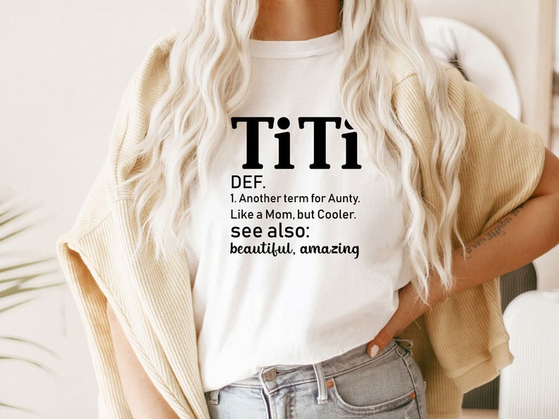 Titi Definition SVG, Aunt Auntie BAE Png, Godmother Svg Cut File ...