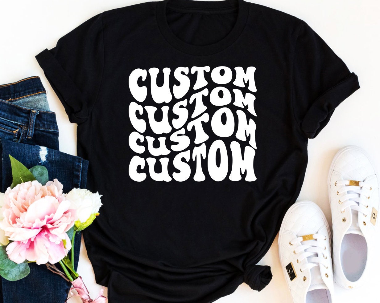 Letras onduladas personalizadas SVG Texto ondulado apilado - Etsy México