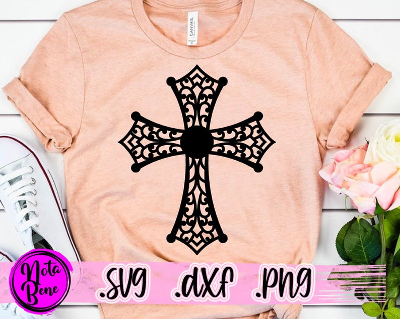 Intricate Cross SVG Christian Cross Svg Zentangle Cross - Etsy