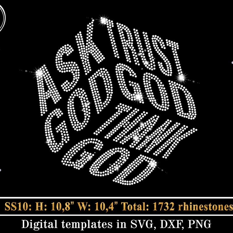 Rhinestone Template Jesus - Etsy