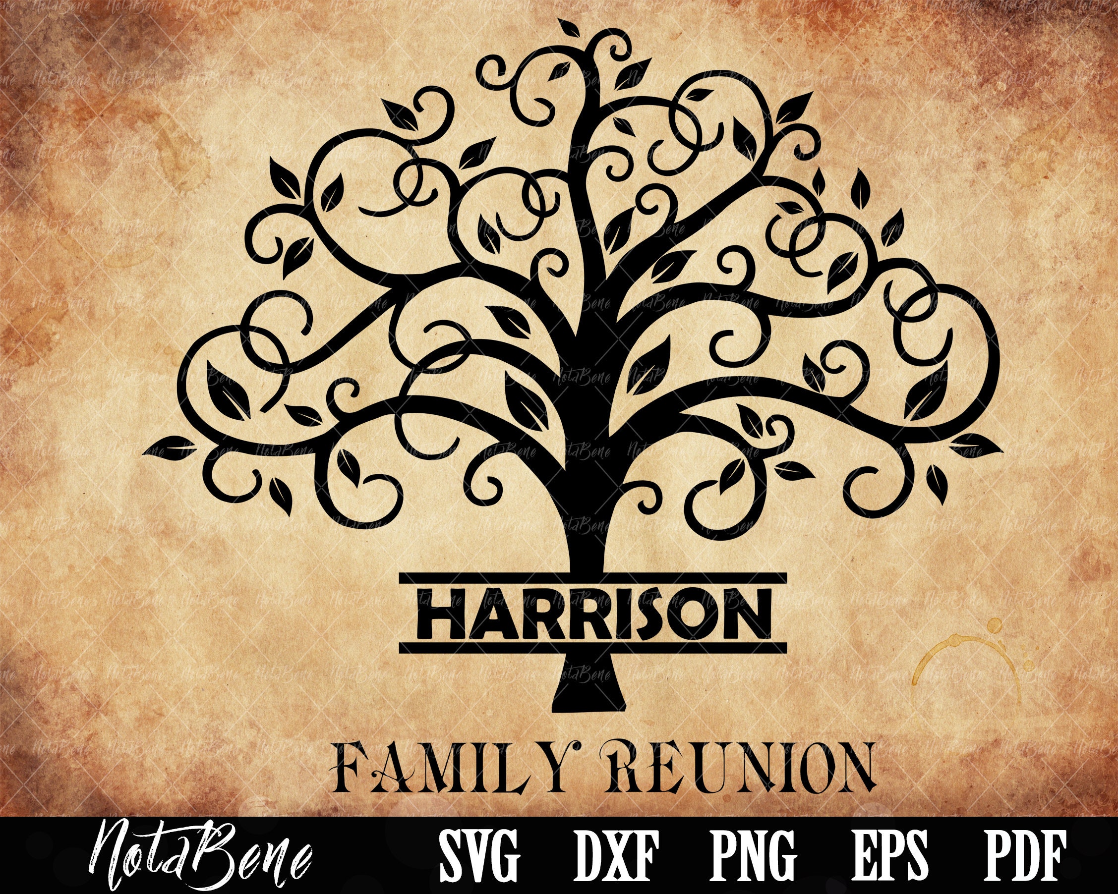 Family Reunion Tree Clip Art