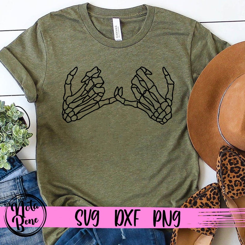 Pinky Promise SVG Skeleton Hands Svg Pinky Swear Svg Best - Etsy