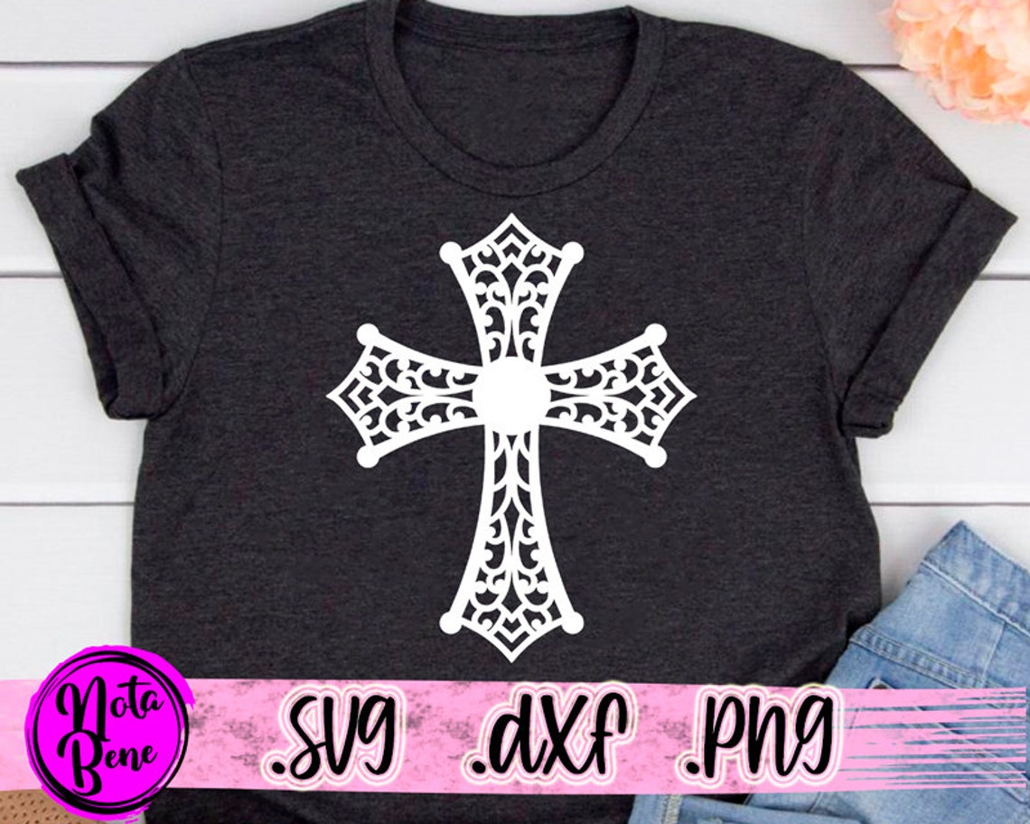 Intricate Cross SVG Christian Cross Svg Zentangle Cross - Etsy