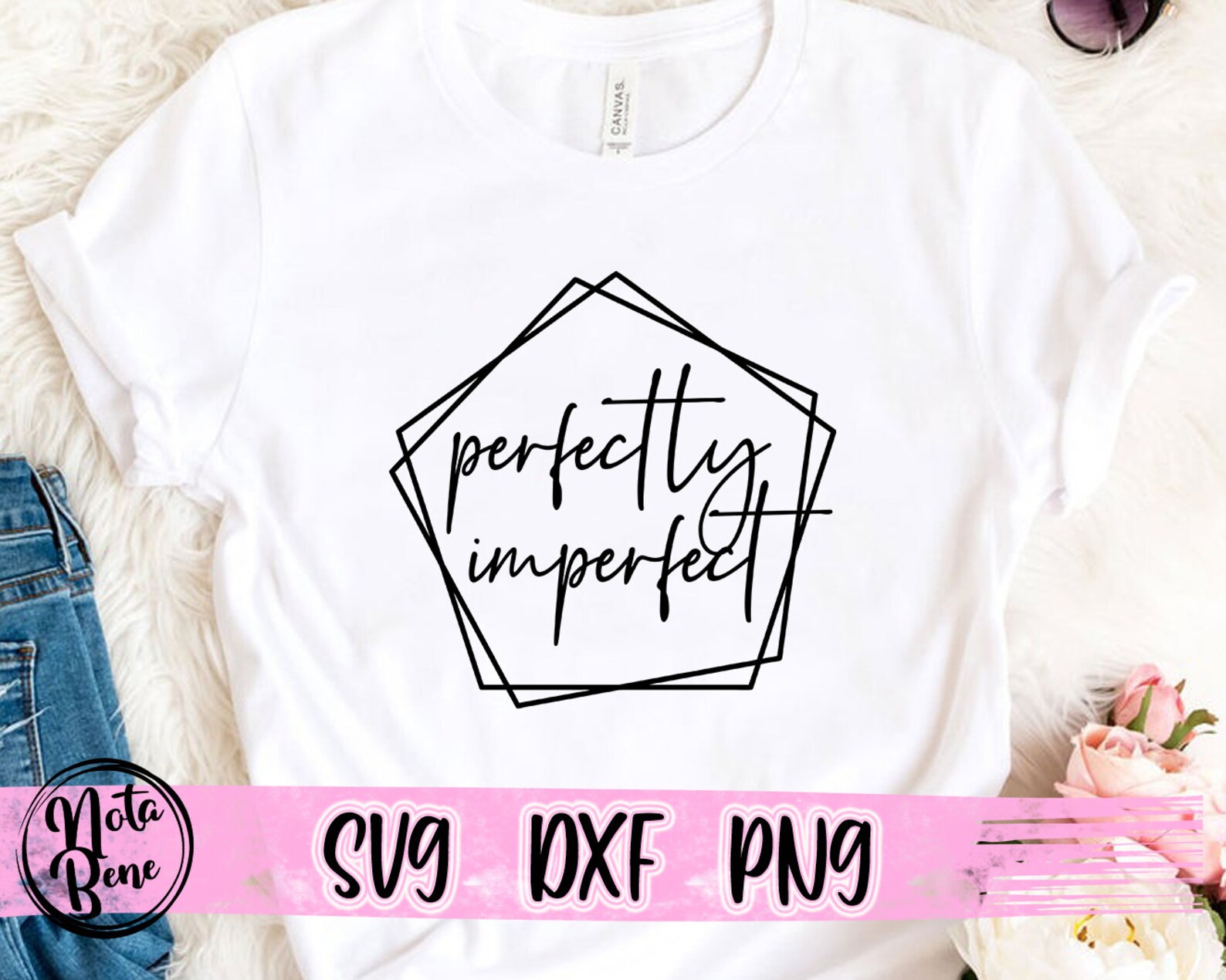 Perfectly Imperfect Svg Cutting File Geometric Svg Savage | Etsy