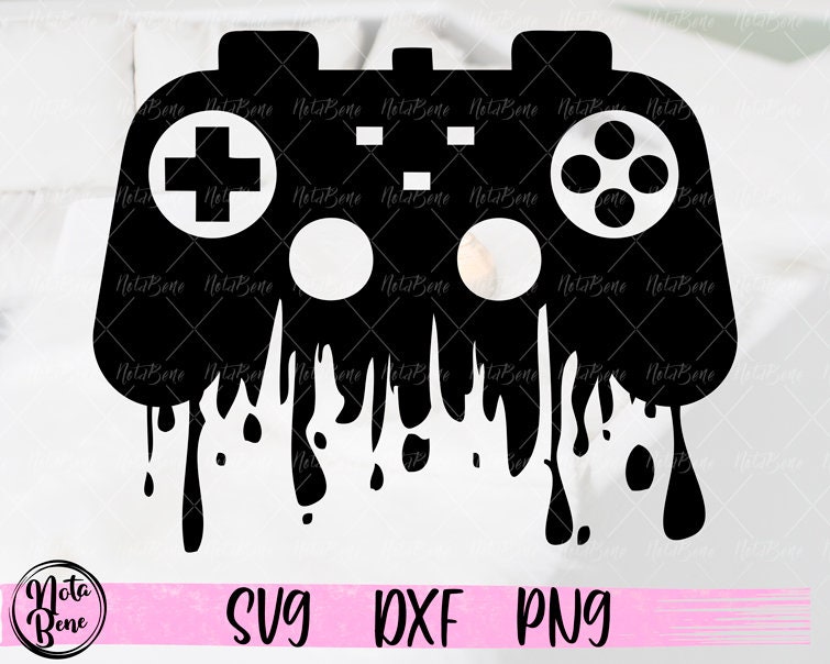 Game Controller Dripping Svg Gamer Controller Svg Gaming Svg - Etsy