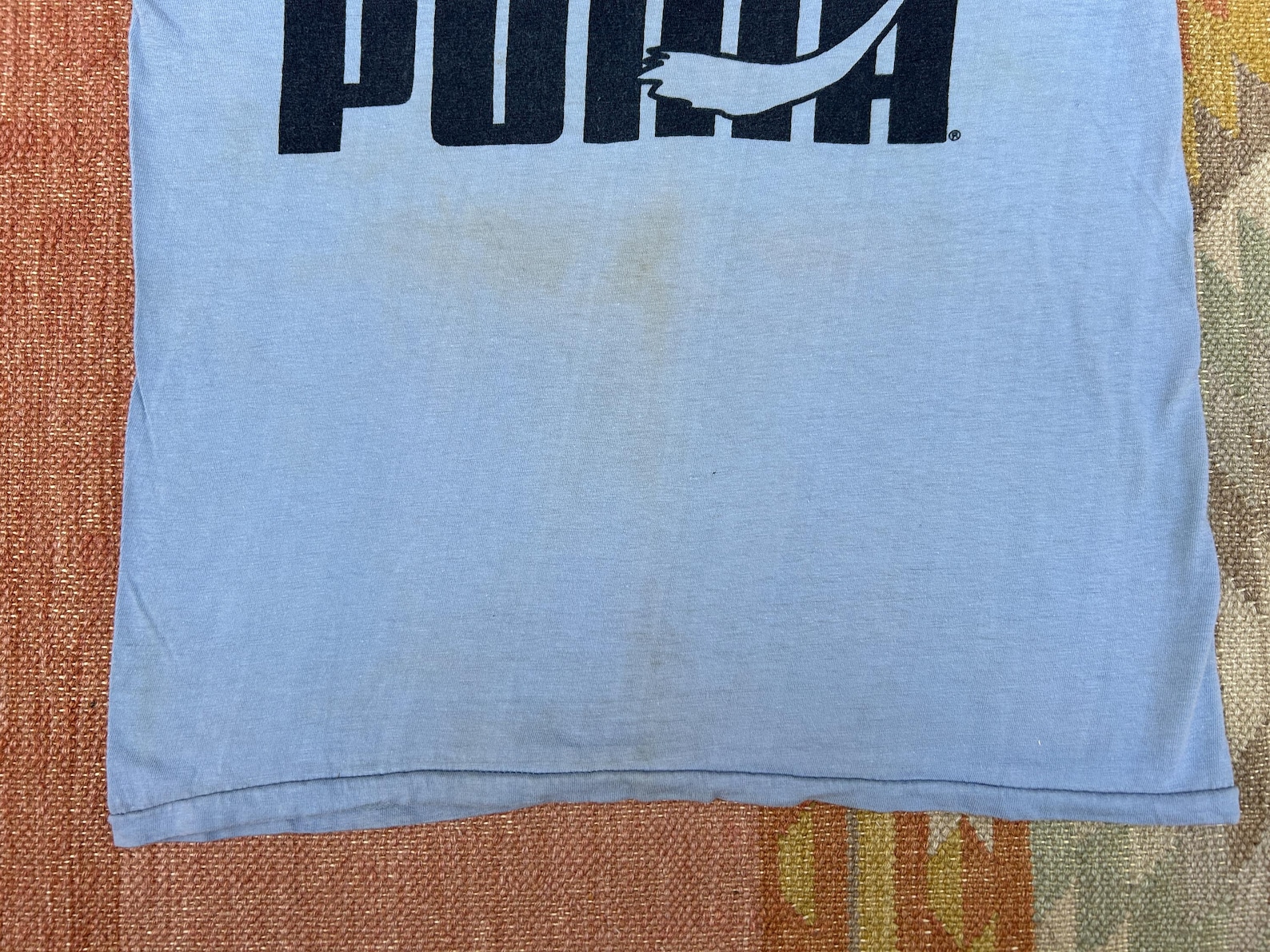 70s PUMA Cat Simple Logo Vintage Single Stitch T Shirt Authentic Sports ...