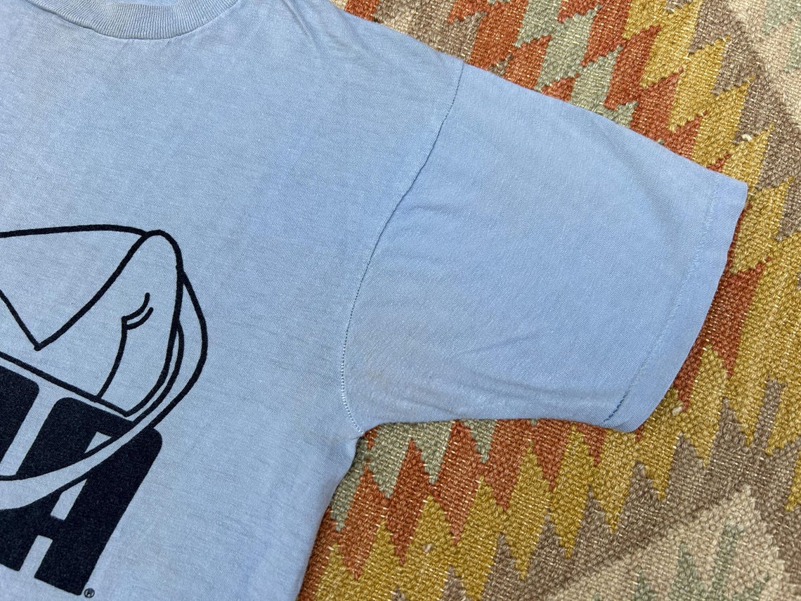 70s PUMA Cat Simple Logo Vintage Single Stitch T Shirt Authentic Sports ...