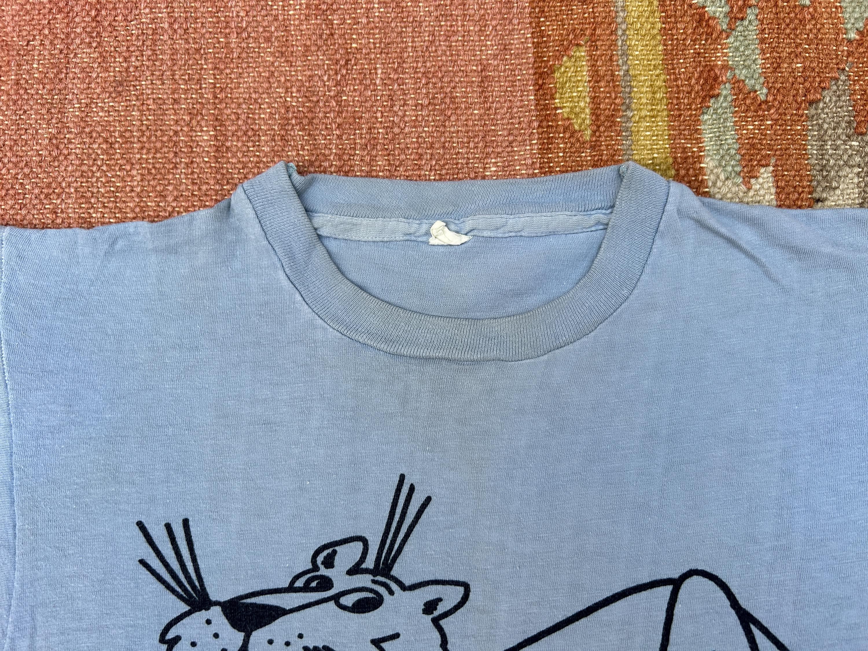 70s PUMA Cat Simple Logo Vintage Single Stitch T Shirt Authentic Sports ...