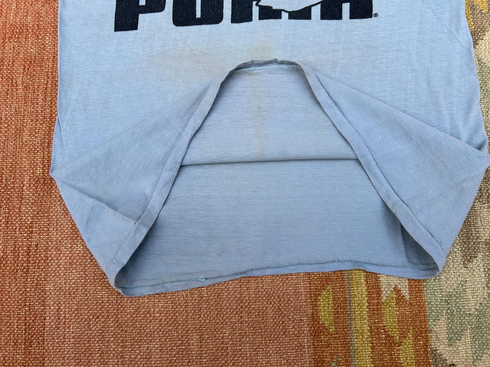 70s PUMA Cat Simple Logo Vintage Single Stitch T Shirt Authentic Sports ...