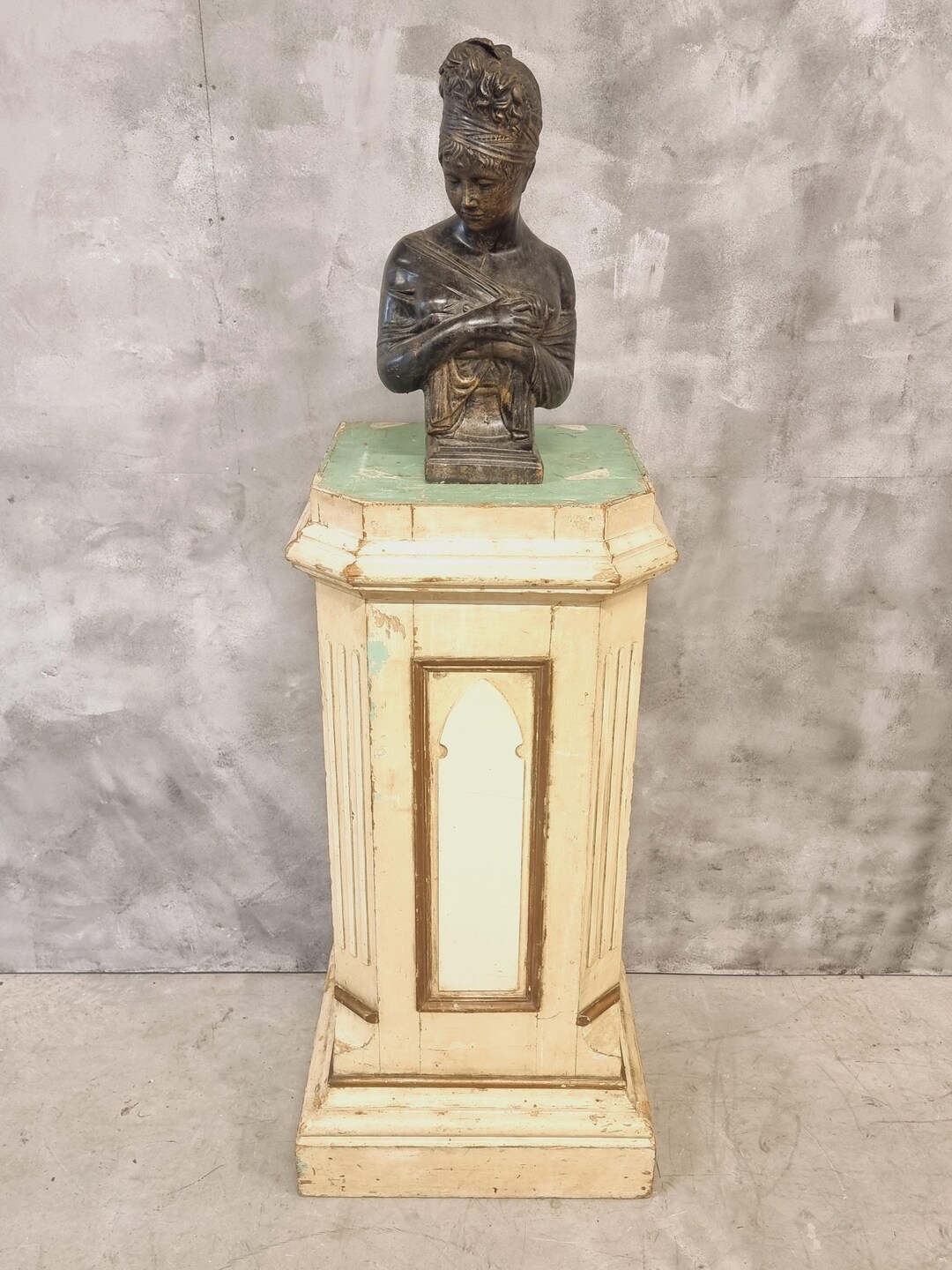 Antique Column Church Column Wooden Pedestal 135 Cm High - Etsy