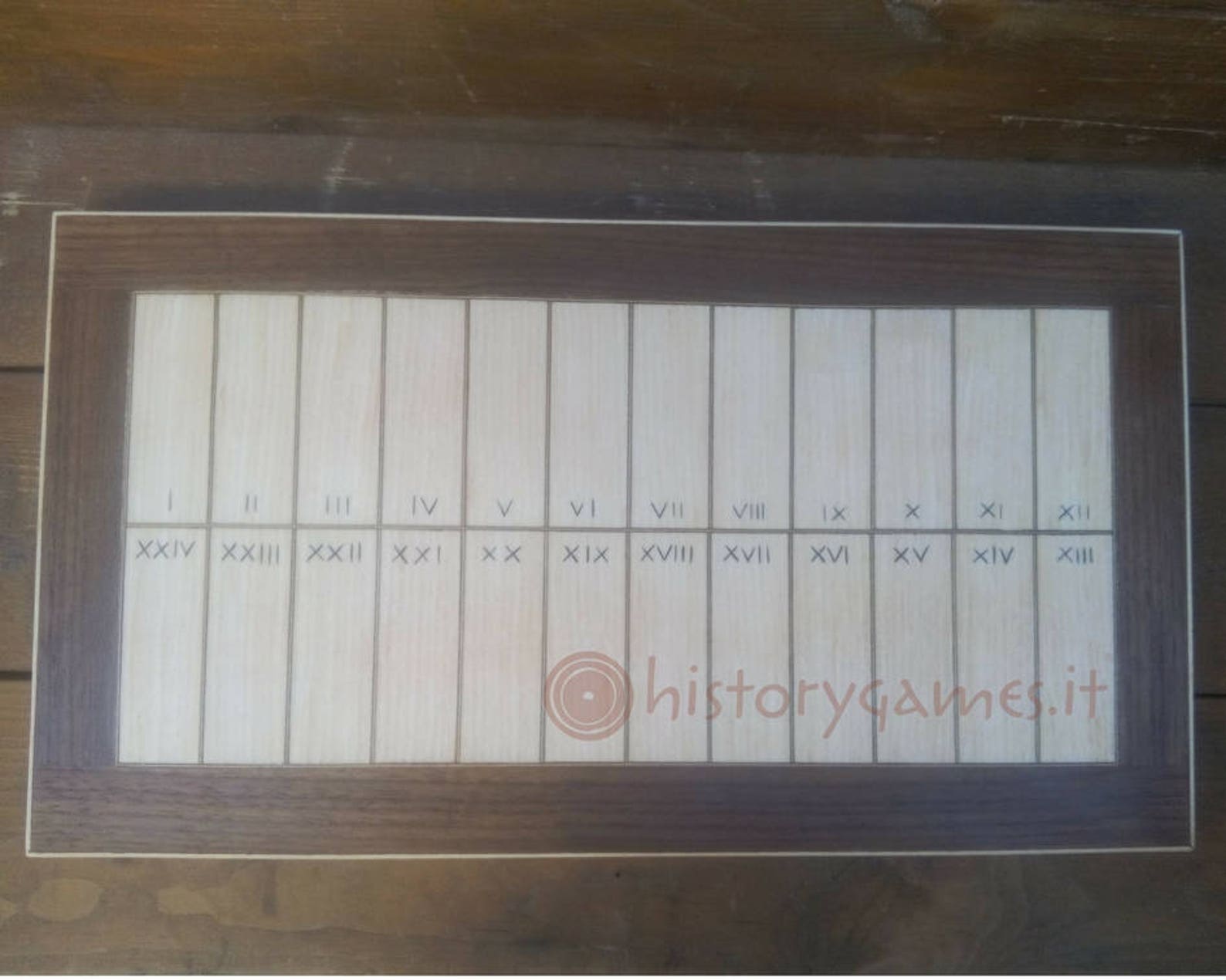 Tabula, Handcrafted Wooden Roman Board Game, the Ancient Roman Board ...