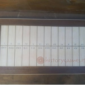 Tabula, Handcrafted Wooden Roman Board Game, the Ancient Roman Board ...