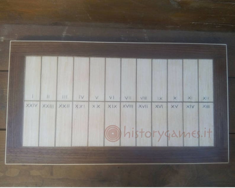 Tabula, Handcrafted Wooden Roman Board Game, the Ancient Roman Board ...