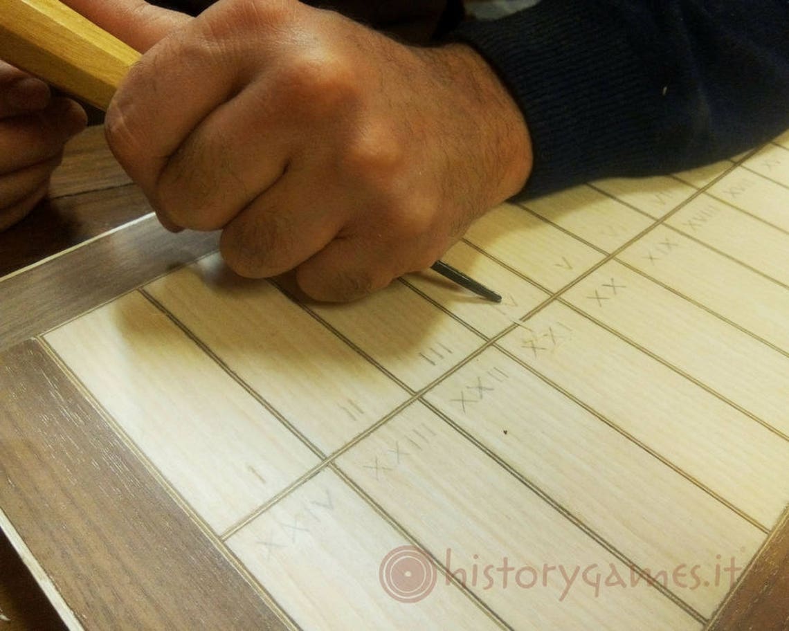 Tabula, Handcrafted Wooden Roman Board Game, the Ancient Roman Board ...