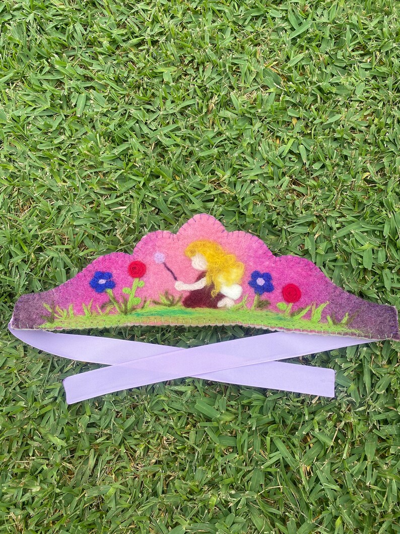 Waldorf Felted Crown - Custom Design - Etsy