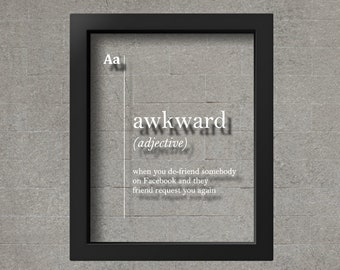 TRANSPARENT Unicorn Definition Poster Unicorn Gift Unicorn | Etsy