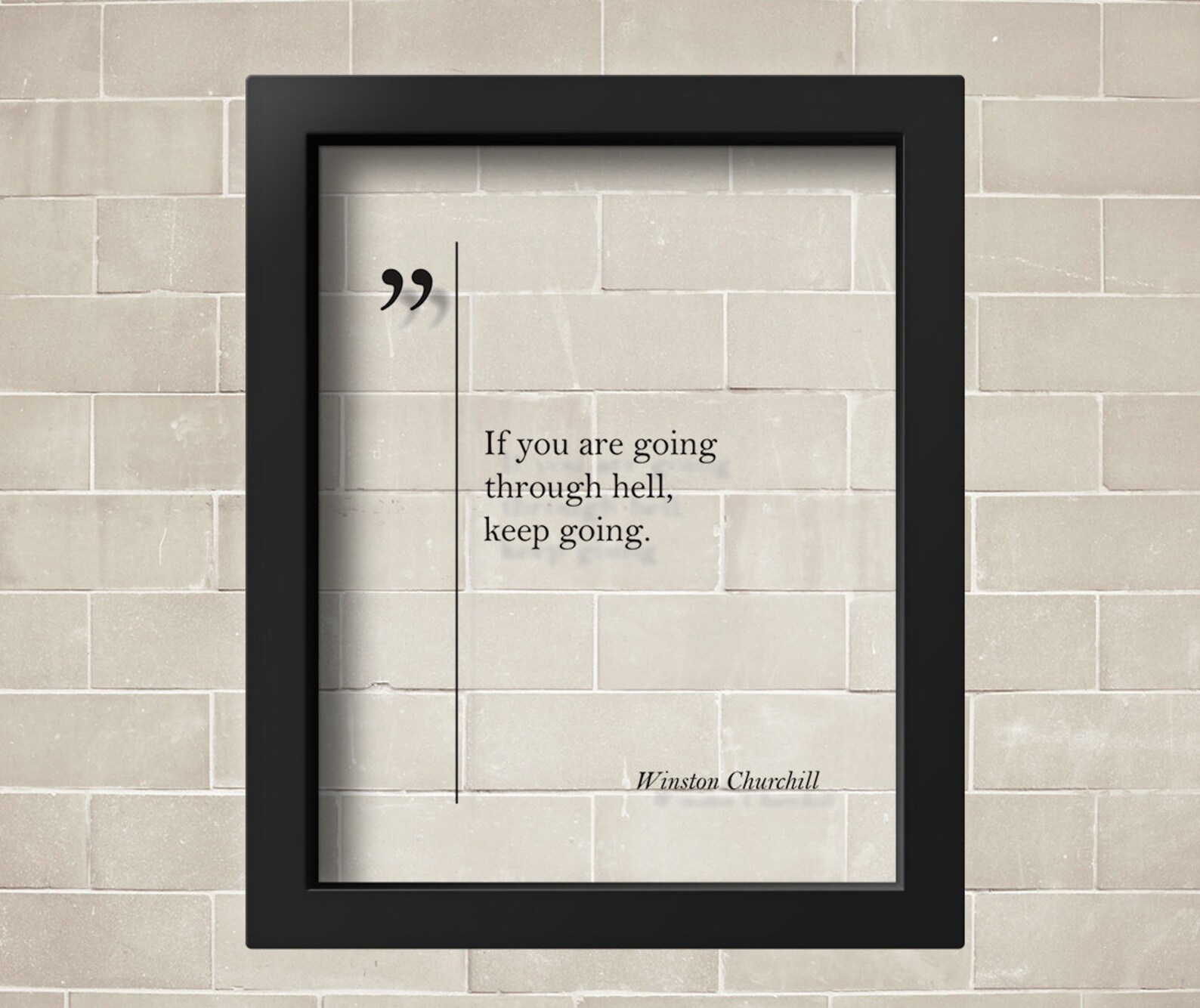 TRANSPARENT Winston Churchill Poster, Churchill Quote Motivational Wall ...